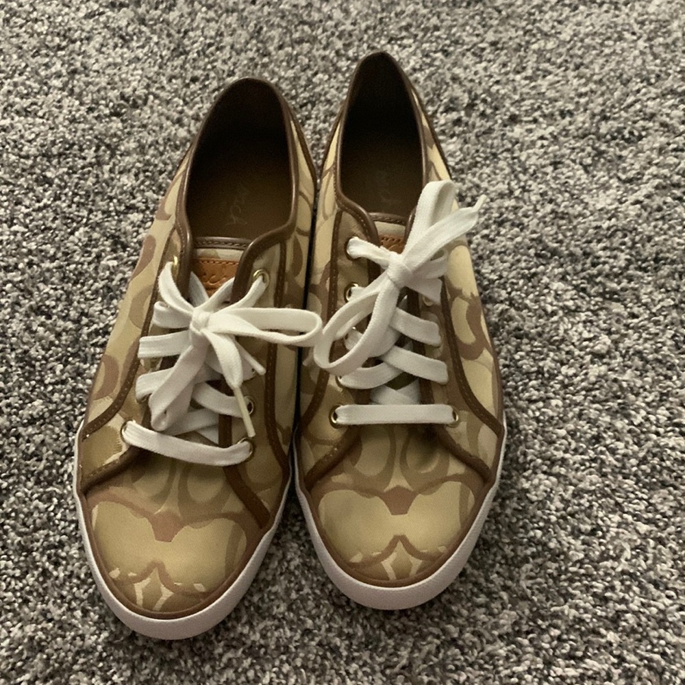 Womens Coach Signature Sneakers - Gem